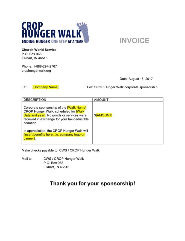 Business-Sponsorship-Invoice-Template_thumbnail | CROP Hunger Walk ...